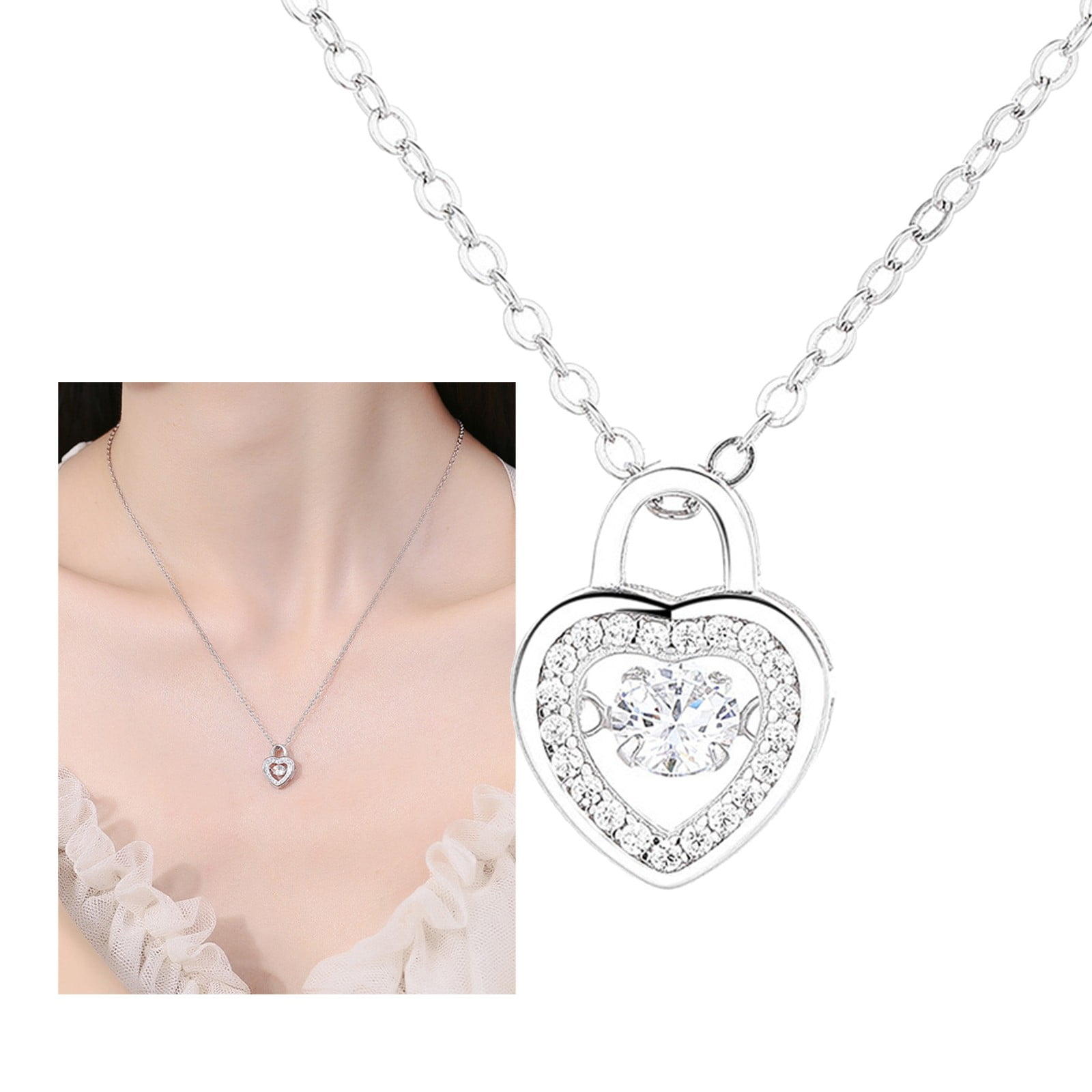 Niviya Clearance Necklaces & Pendants Deluxe Sense Light Luxury Simple ...