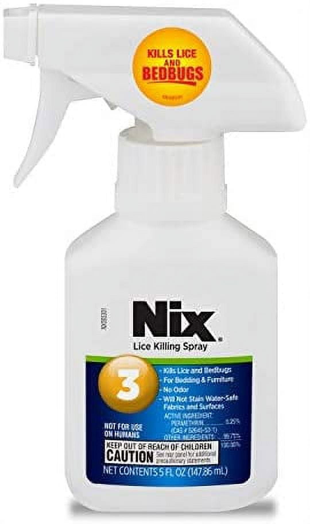 Nix Lice and Bed Bug Killing Spray - Bed Bug Killer Removal for Home ...