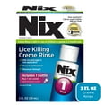 Nix Lice Killing Creme Rinse Extra Strength and Lice Comb, 2 fl oz HSA ...