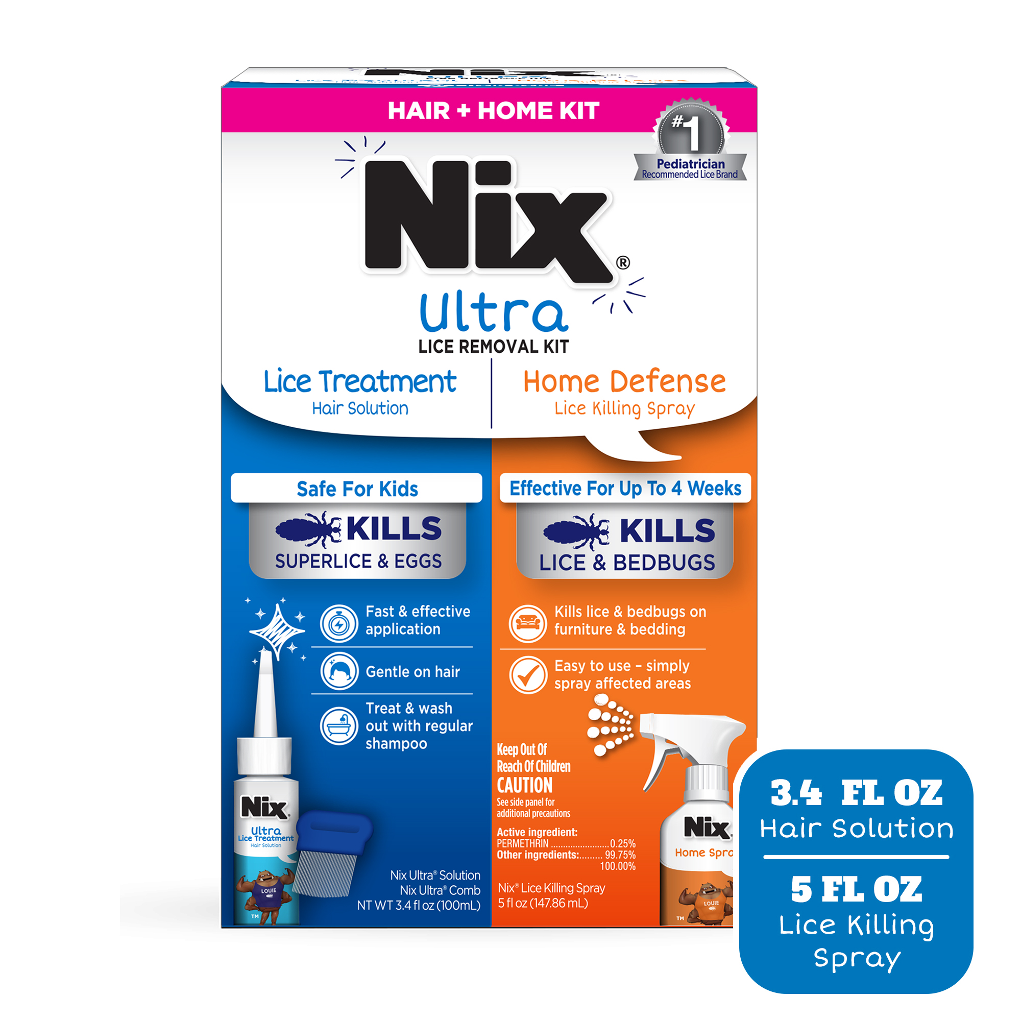 Equate Super Lice Kit, 4.05 fl oz - Walmart.com