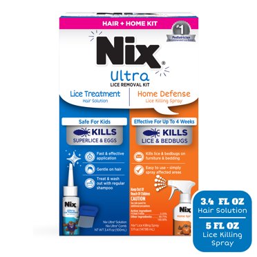 Equate Super Lice Kit with Spray & Lice Comb for 100% Kill in 2 Minutes ...