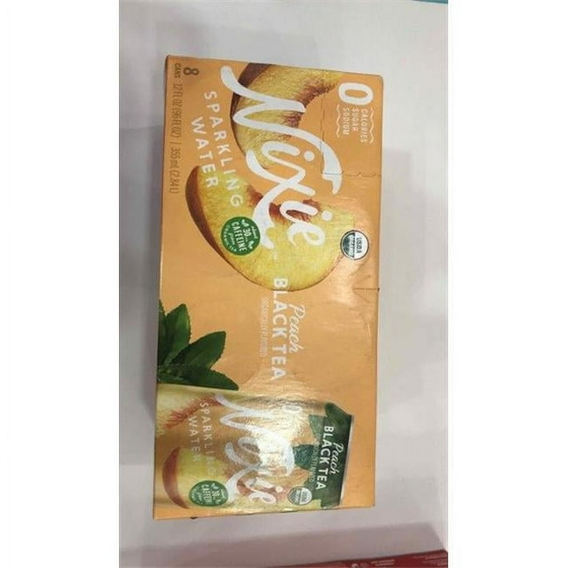 Nixie Sparkling Water 12 fl oz Peach Sparkling Water - Walmart.com