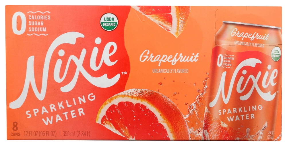 Nixie Flavored Sparkling Water Drink, Grapefruit, 12 Fl Oz - Walmart.com