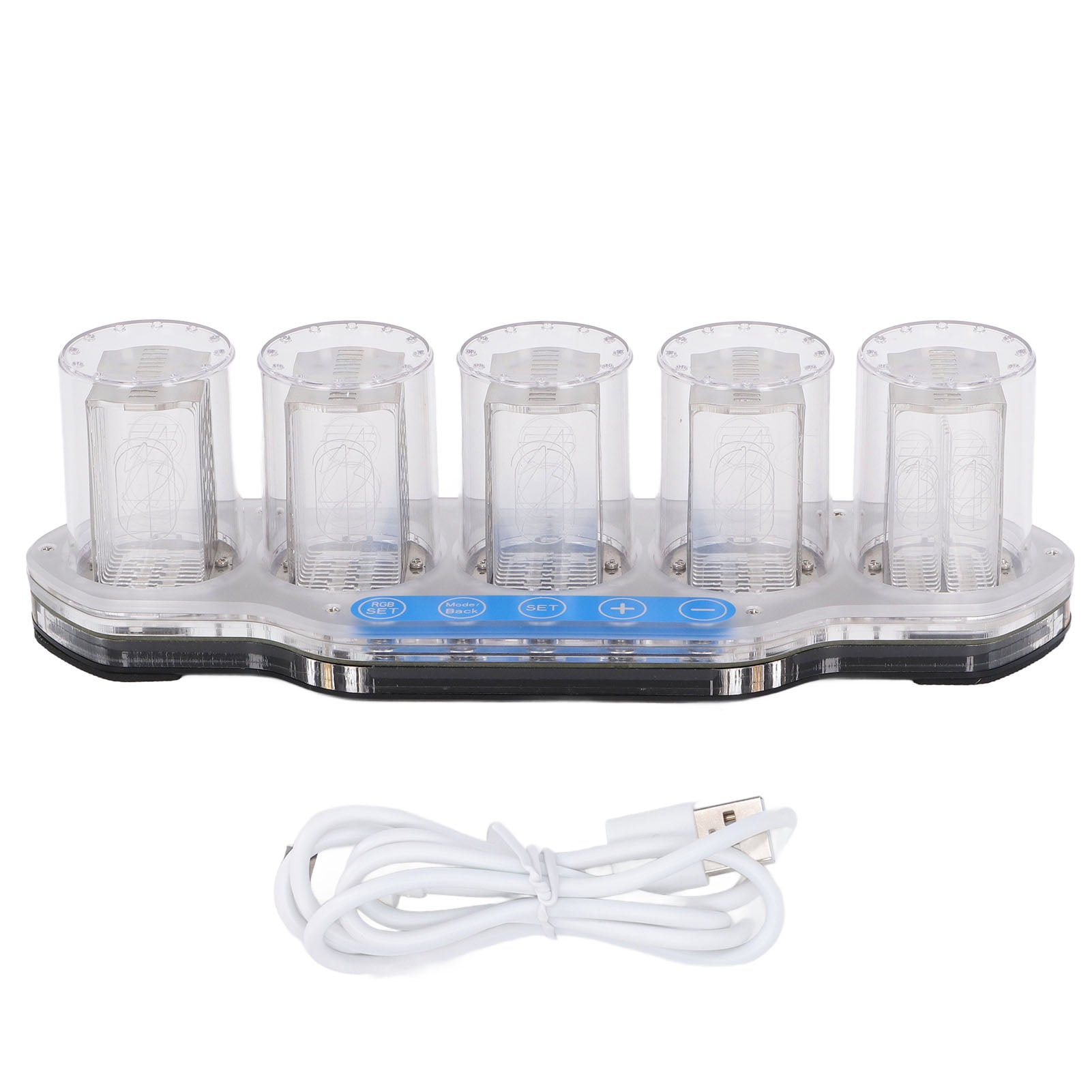 Nixie Tube Clock Breathing RGB High Accuracy Time Clock Luminous Tube ...