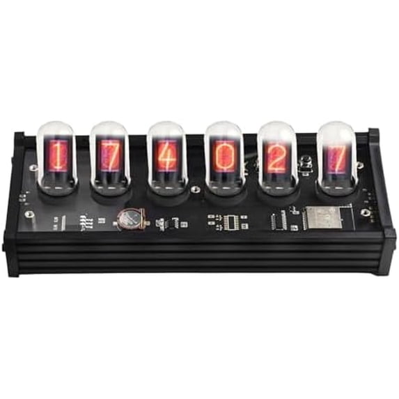 Nixie Tube Clock, Creative Electronic DIY Nixie Tube Clock Simulation ...