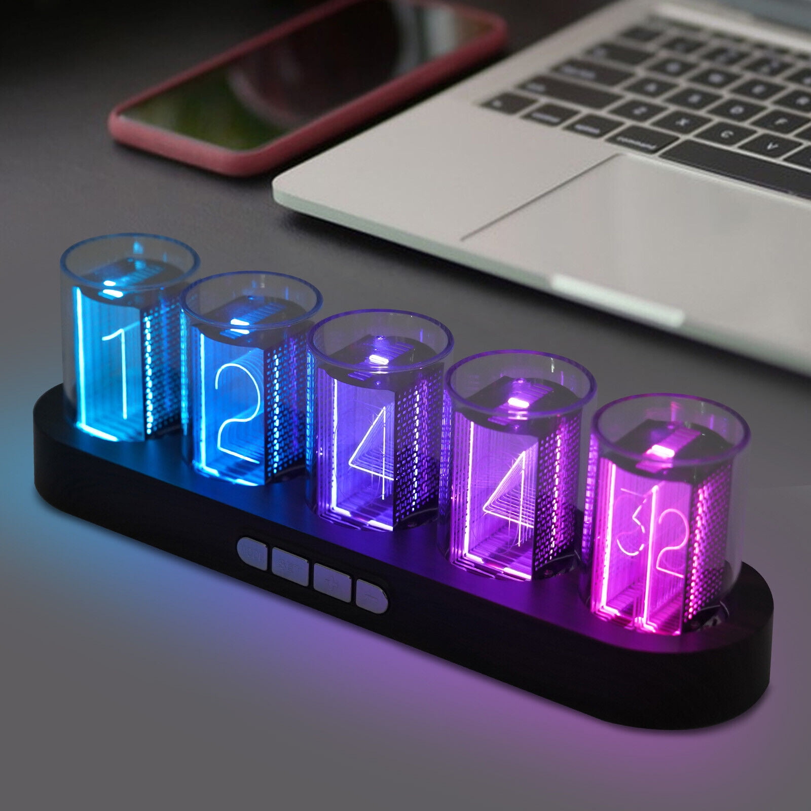Nixie Tube Clock Kit, Multi-mode Adjustment Digital Tube Electronic ...