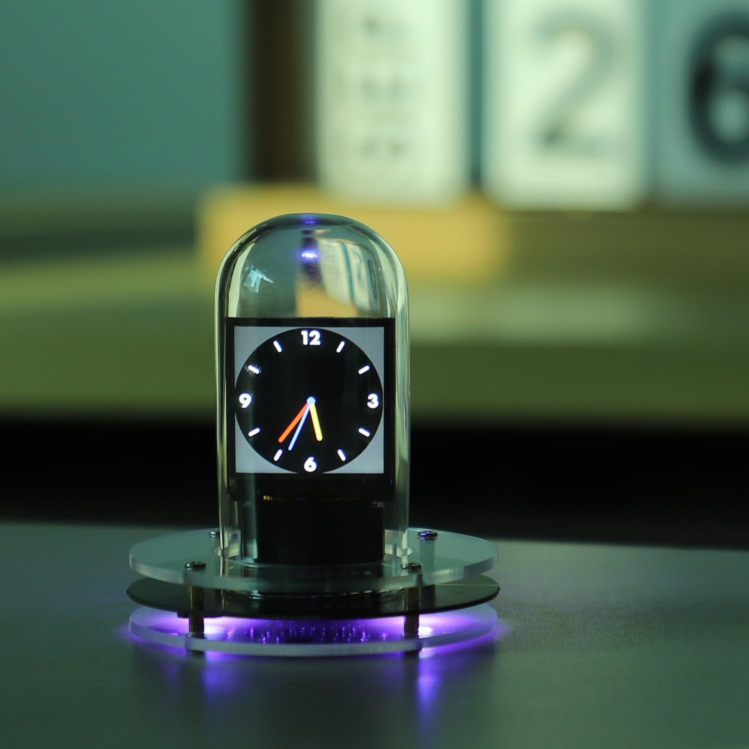Nixie Tube Clock Mini IPS Clock, Multiple time Modes, WiFi Timing ...