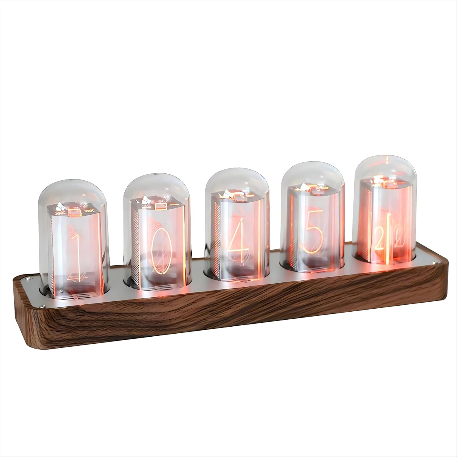 Nixie Tube Clock with Wi-Fi SYNC, Alarm & Timer, 12/24H Display, No ...