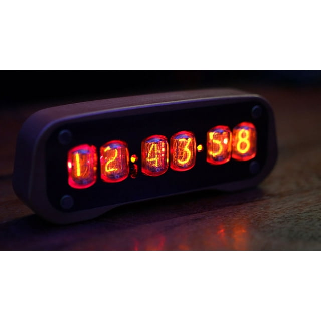 Nixie Tube Clock With In 12 And Case Tubes Alarm Remote Control Temperature