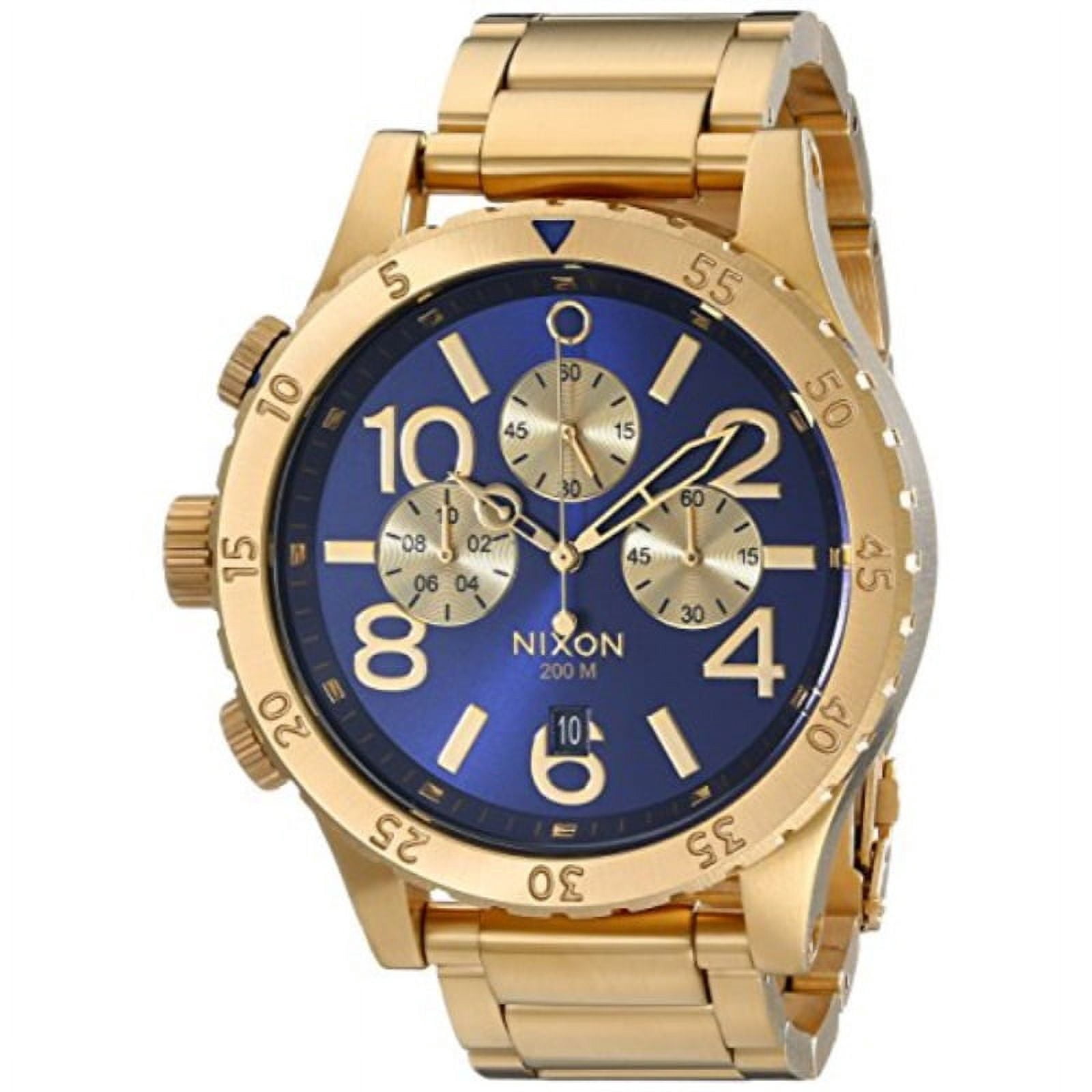 Nixon Men's 48-20 Chronograph Blue Dial Watch A4861922 - Walmart.com