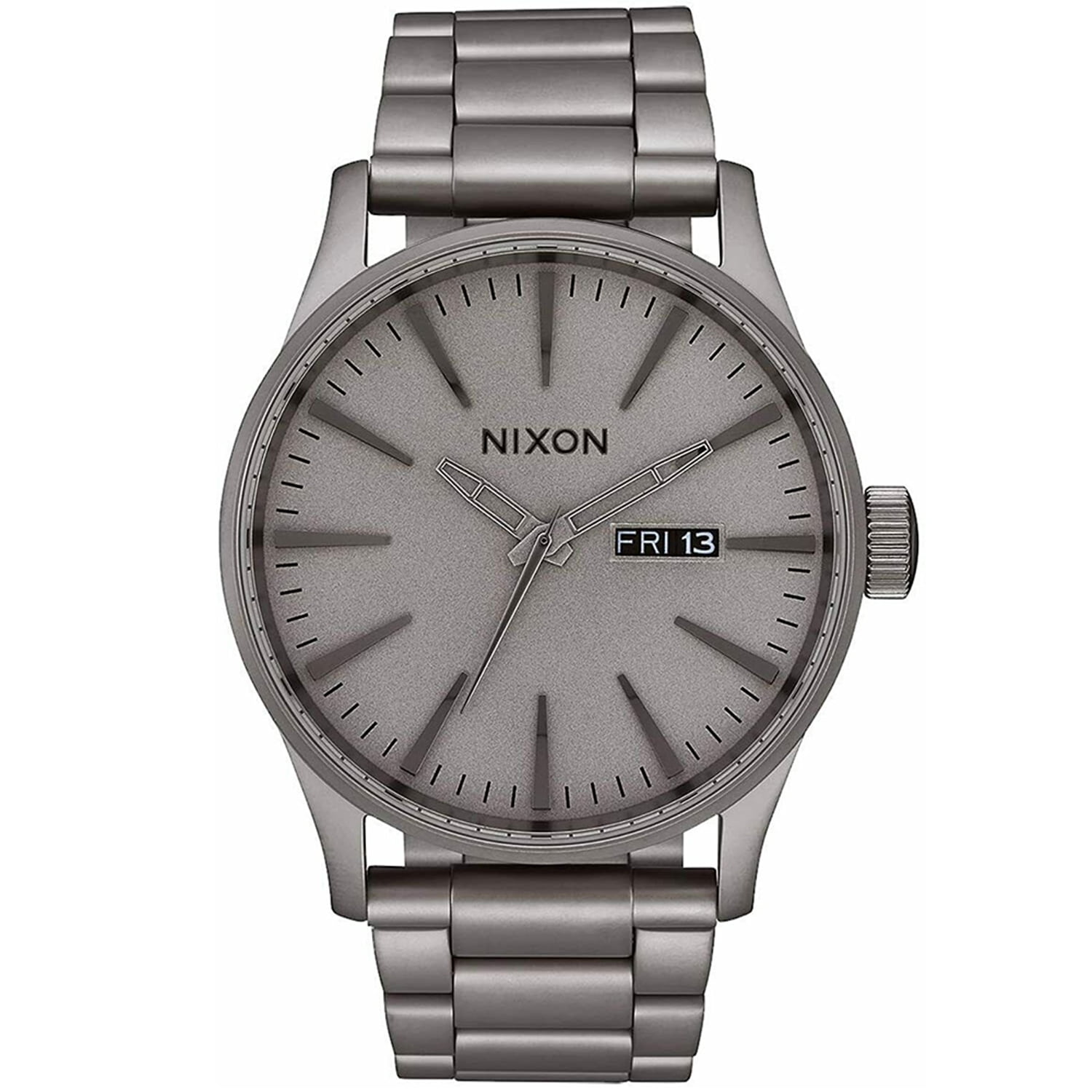 Nixon Men's Sentry SS Grey Dial Watch - A356-3166 - Walmart.com