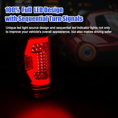 Nixon Offroad LED Tail Lights Assembly for 2008-2013 Chevy Silverado ...