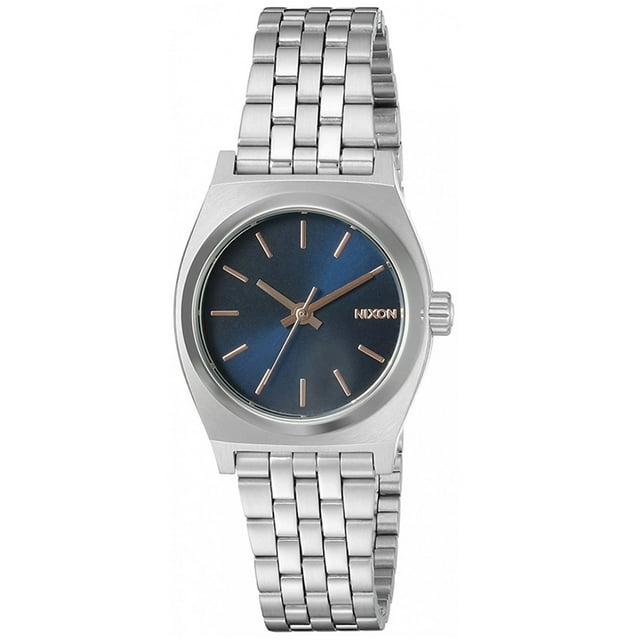 Nixon Women's Small Time Teller Blue Dial Watch - A399-2195 - Walmart.com