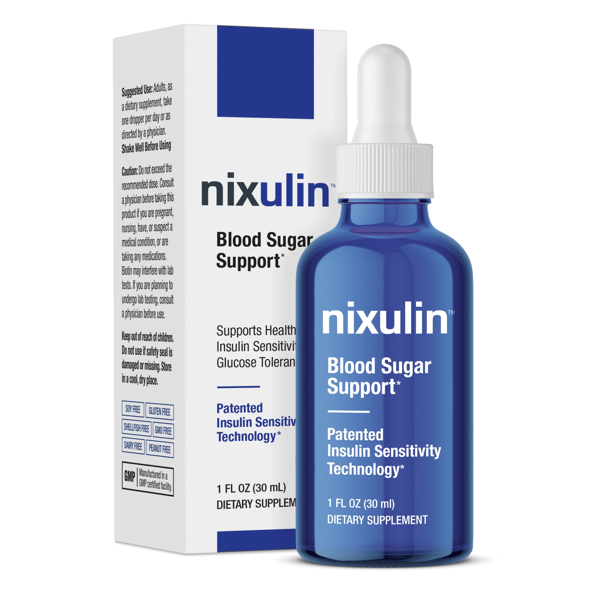 Nixulin Blood Sugar Support Supplement, Patented Insulin Sensitivity ...