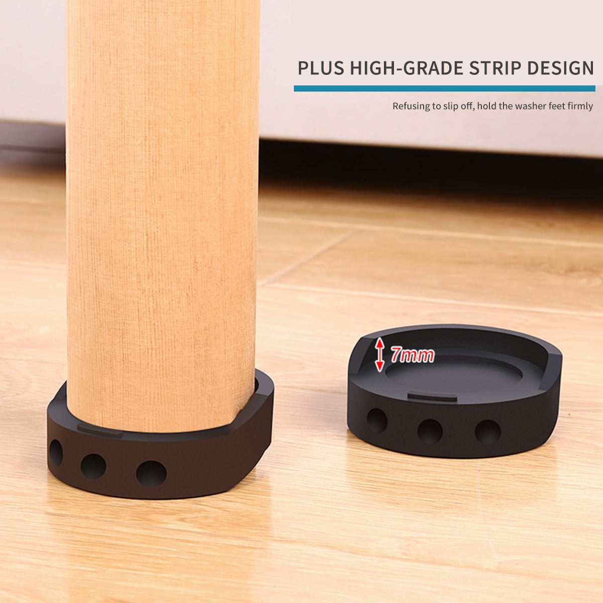 Niyofa 4Pcs Anti Vibration Pads for Washing Machine Anti-Walk Washer ...