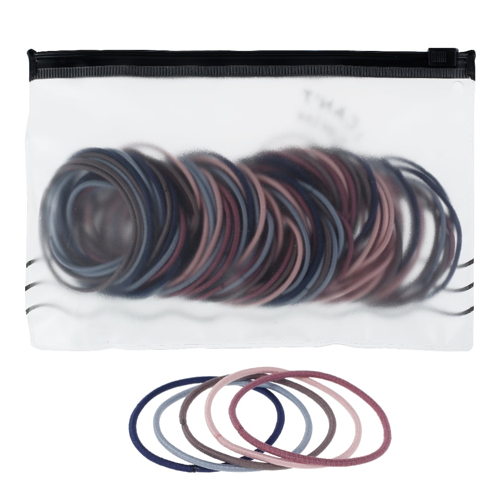 Niyofa Mini Small Thin Elastics Endless Snag Free Hair Band Ponytail ...