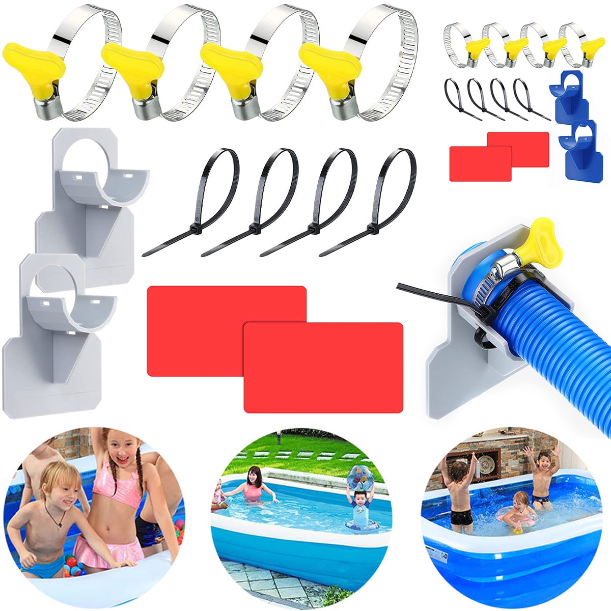 Niyofa Swimming Pool Pipe Holder Preventing Pipes Sagging Pool Pipe ...