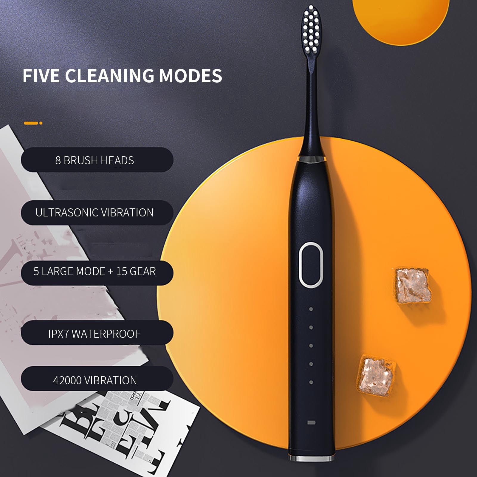 Njagoc Deep Clean Electric Toothbrush Electric Toothbrush Tooth Tooth ...