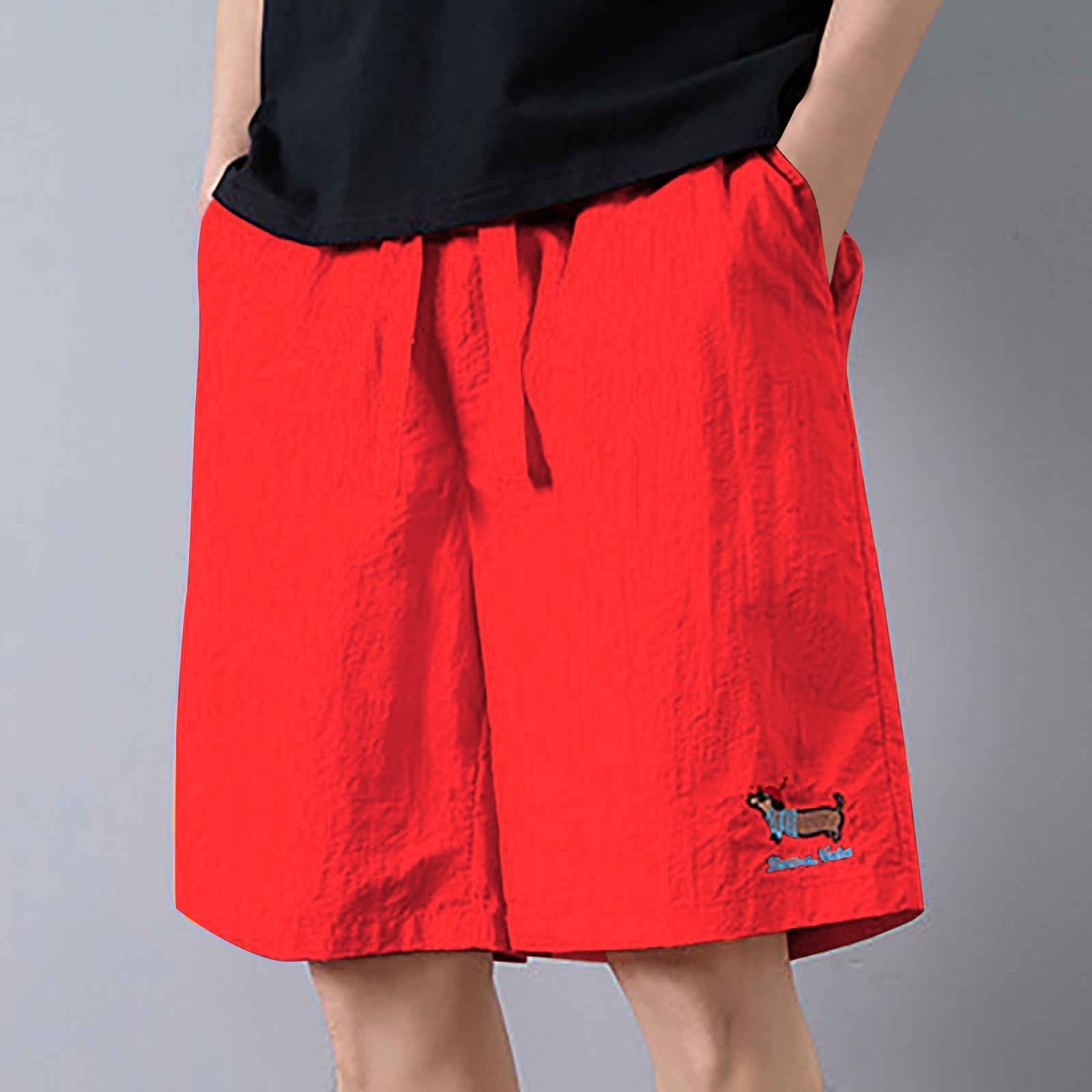 Njagoc3 Mens Outdoor Performance Quick-Dry Shorts, Water-Resistant Nylon, Multi Pockets, Summer ...