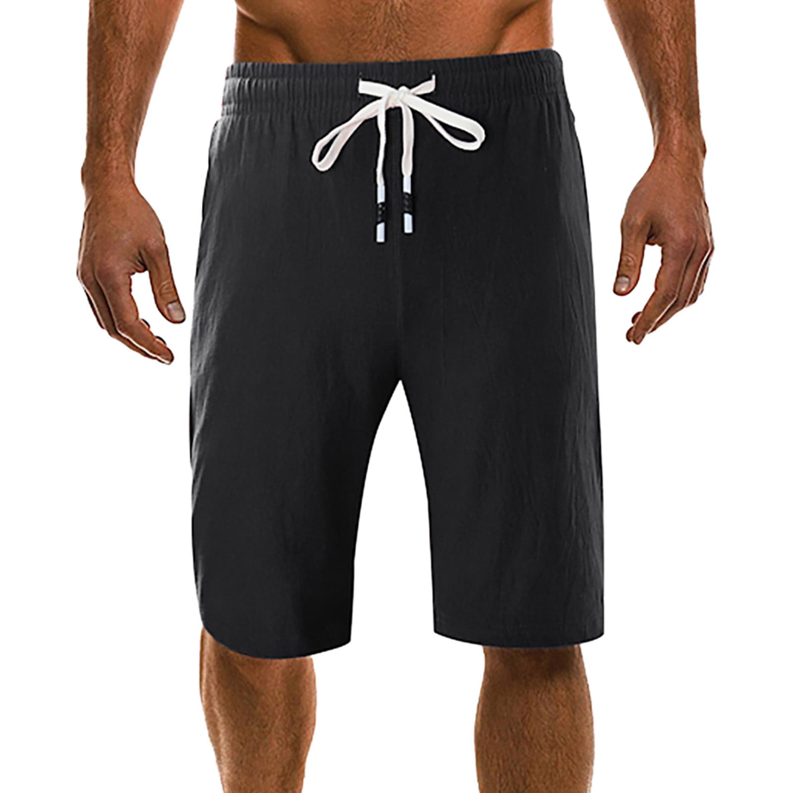 Njagoc3 Mens Solid Color Swim Trunks, Quick - Dry Fabric, Classic Fit ...