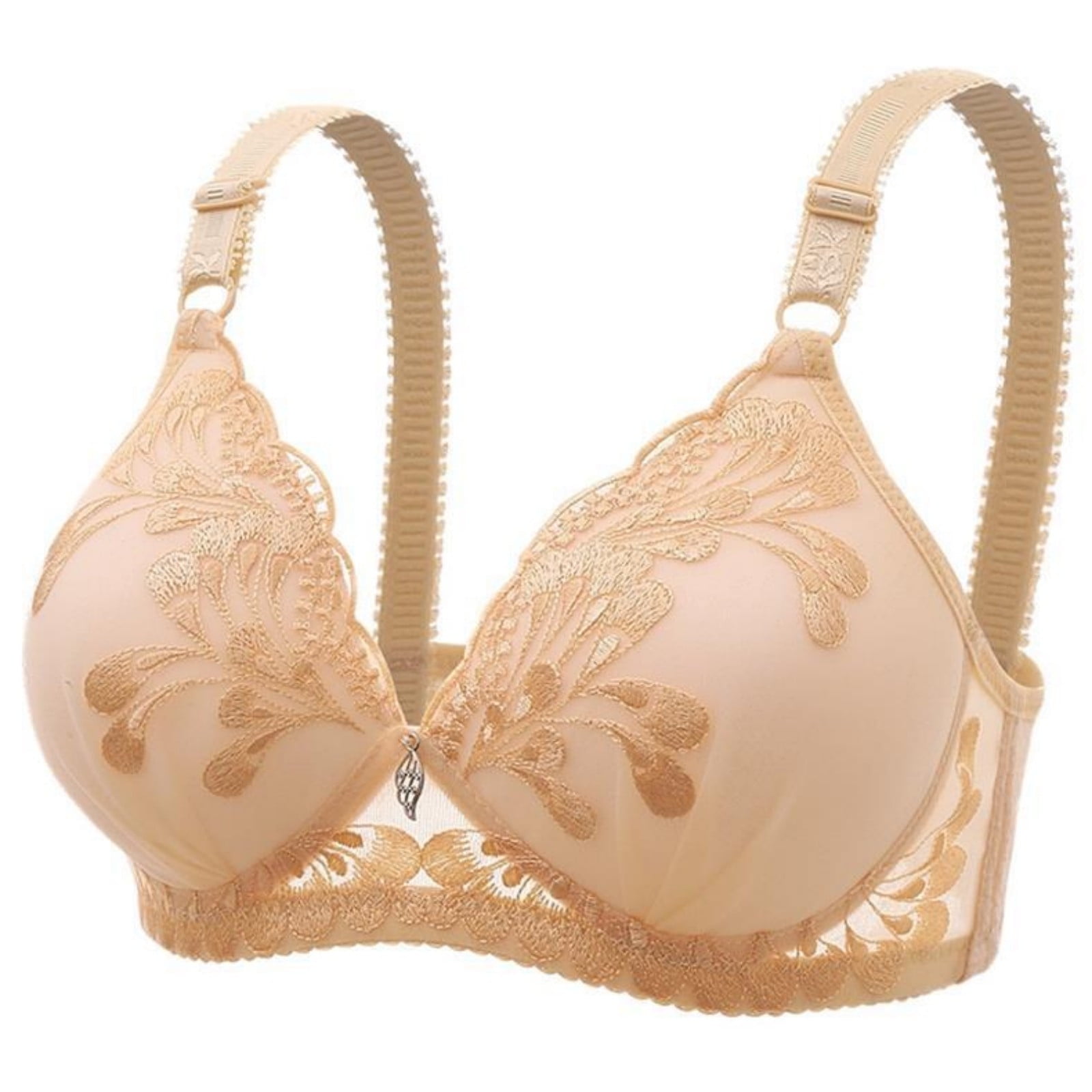 Njagoc3 Push Up Plunge Bra Wireless No Underwire Sexy Lift Comfort Bras ...