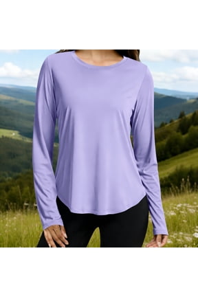 Shop Women's Lavender Long Sleeve Shirts for Casual and Stylish Looks