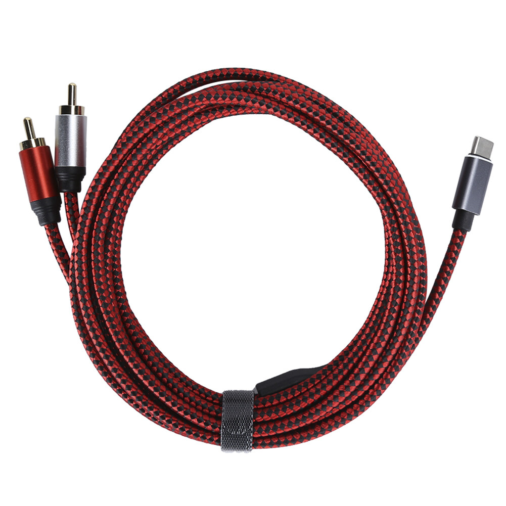 Njide 2?In?1 RCA Cable Type?C to 2 RCA Audio Cable for Home Theater DVD ...
