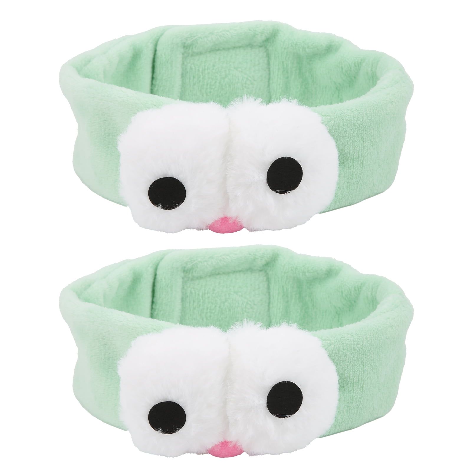Njide 2-Pack Cute Cartoon Big Eye Headbands - Adjustable Facial Head ...