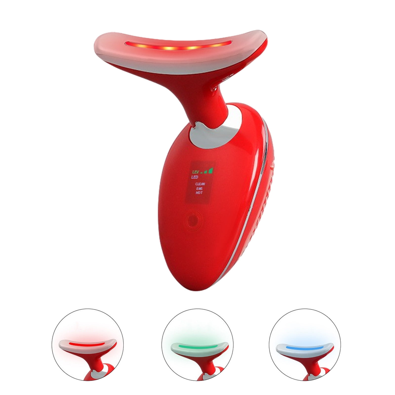 Njide,3-In-1 Wavy Chic Beauty Facial Massager, Microcurrent Facial ...