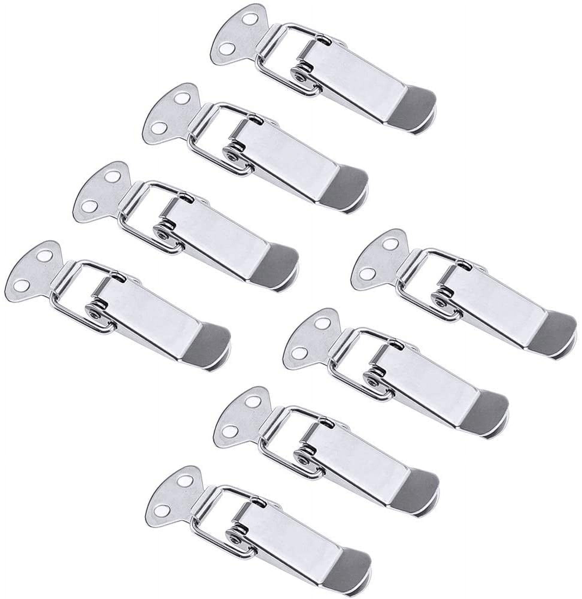 8Pcs Stainless Steel Toggle Clasp, Spring Loaded Latch, Lever Closure ...