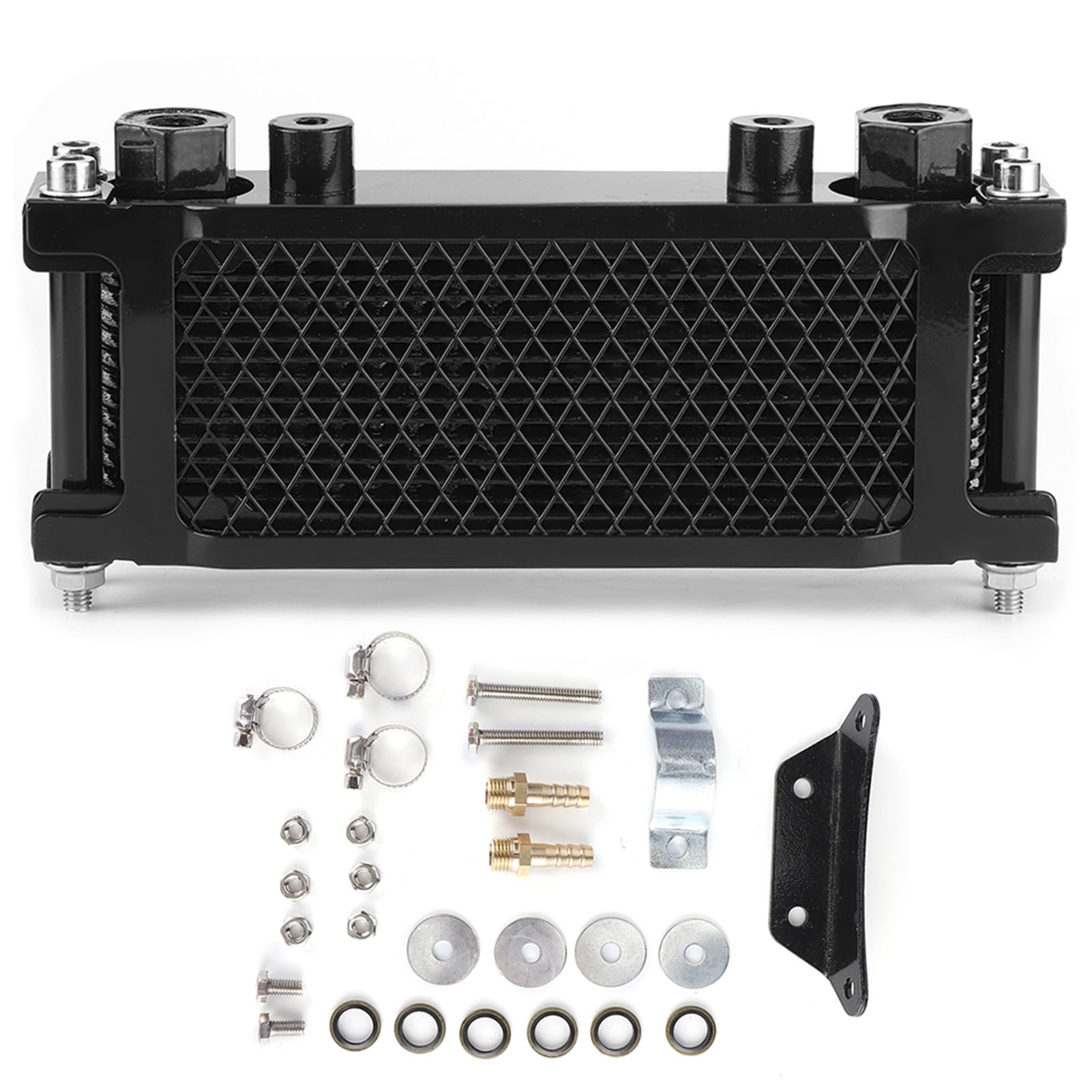 Njide Engine Oil Cooler Universal Cooling Radiator Kit Fit for Monkey ...