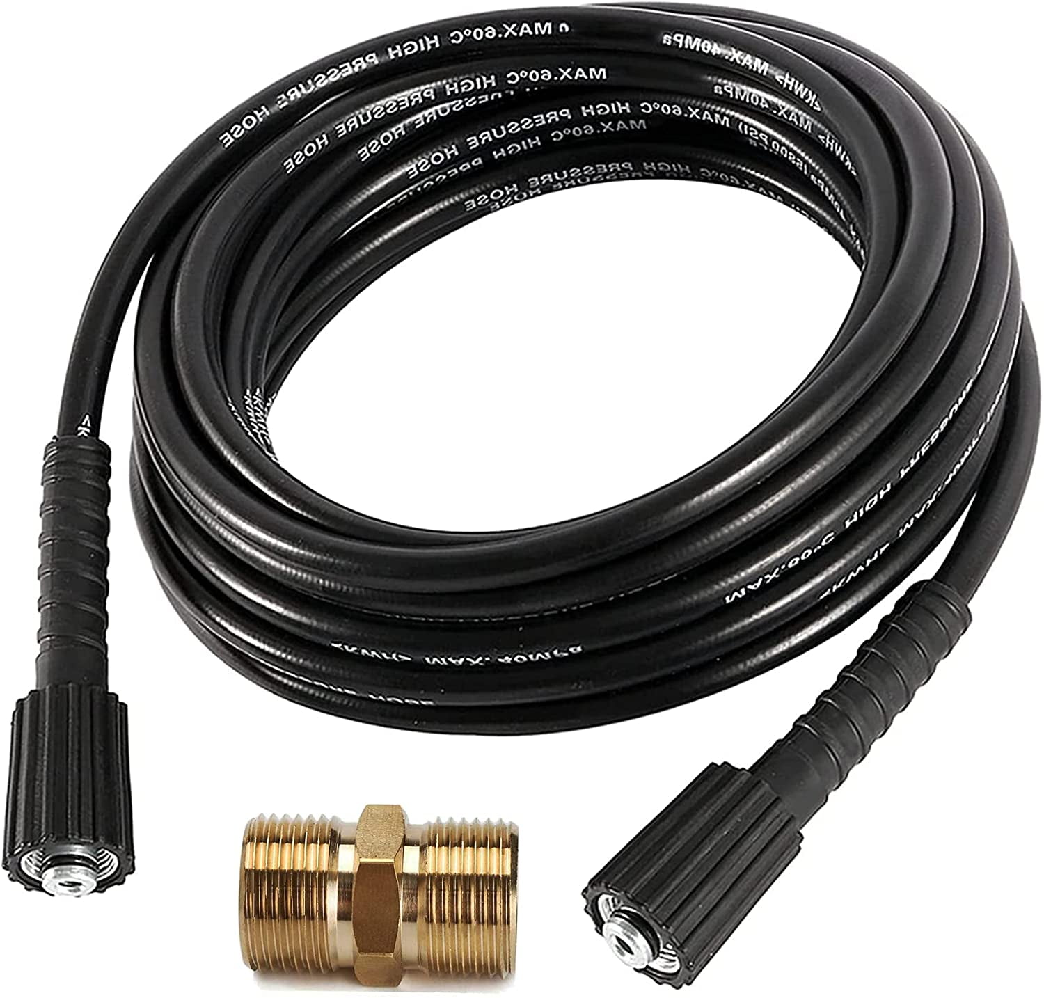 High Pressure Washer Hose Extension 10m 1600 PSI Replacement Hose with ...