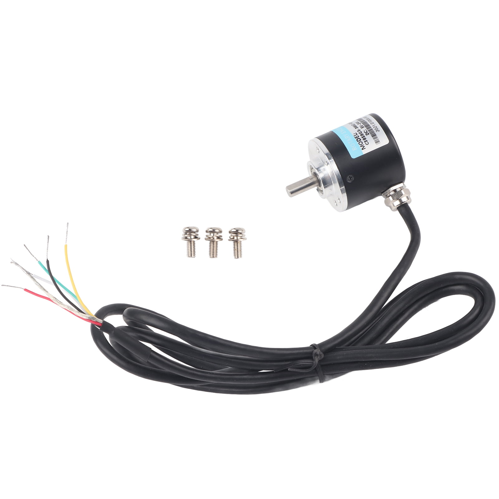 Njide Photoelectric Encoder ABZ 3?Phase DC5?24V Solid Shaft for Office ...
