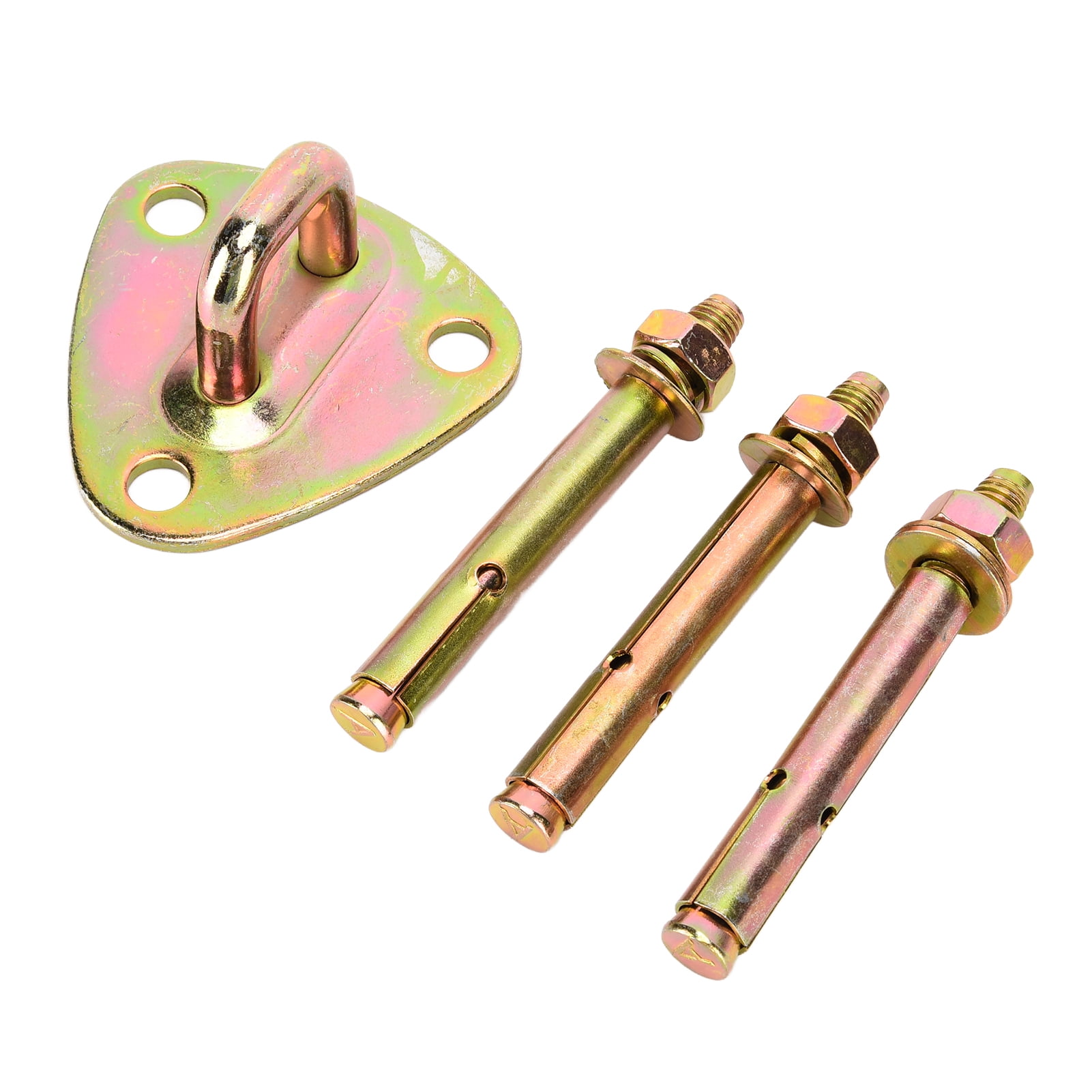 Njide Safety Rope Expansion Screw Bolt Eye Plate Hook Bracket Set Steel ...