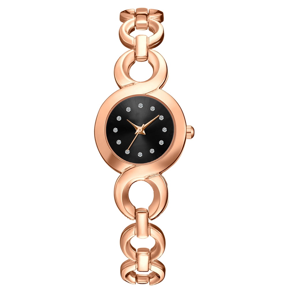 Njide able Alloy Watch Round Dial Analog Display Quartz Wristwatch ...