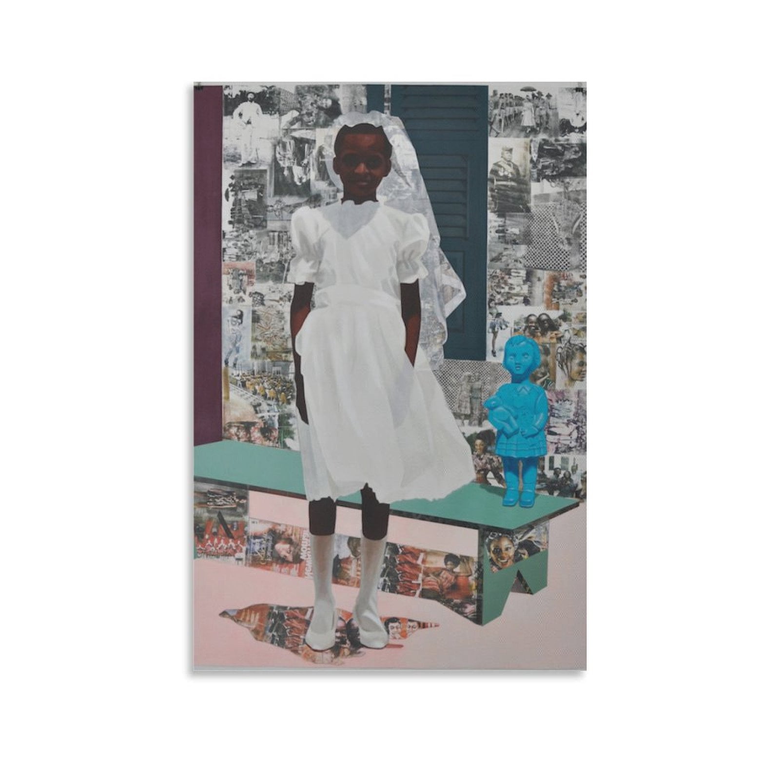 Njideka Akunyili Crosby Poster American Painter Wall Art Poster Gifts ...