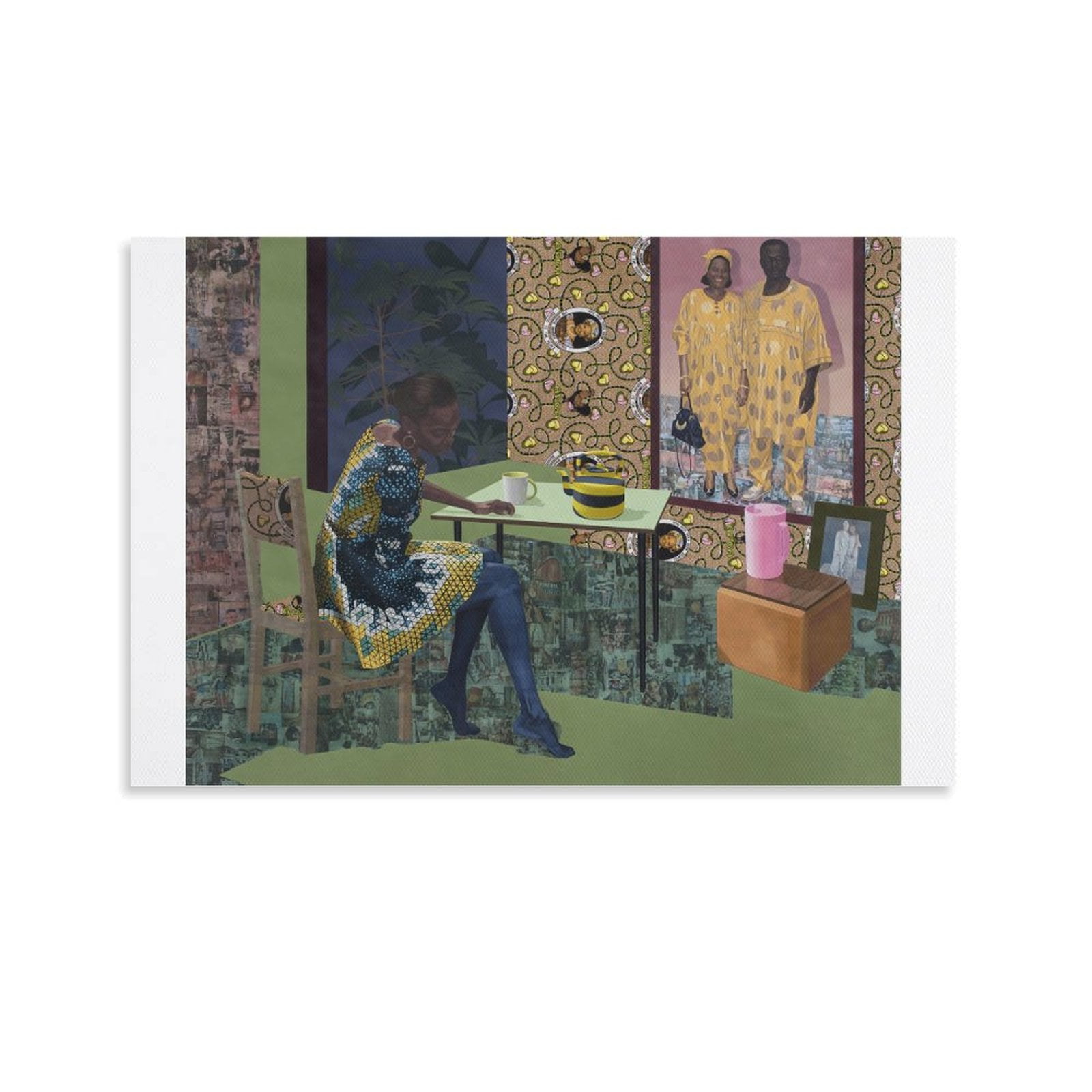 Njideka Akunyili Crosby Poster Artist Painting Picture Print Canvas ...