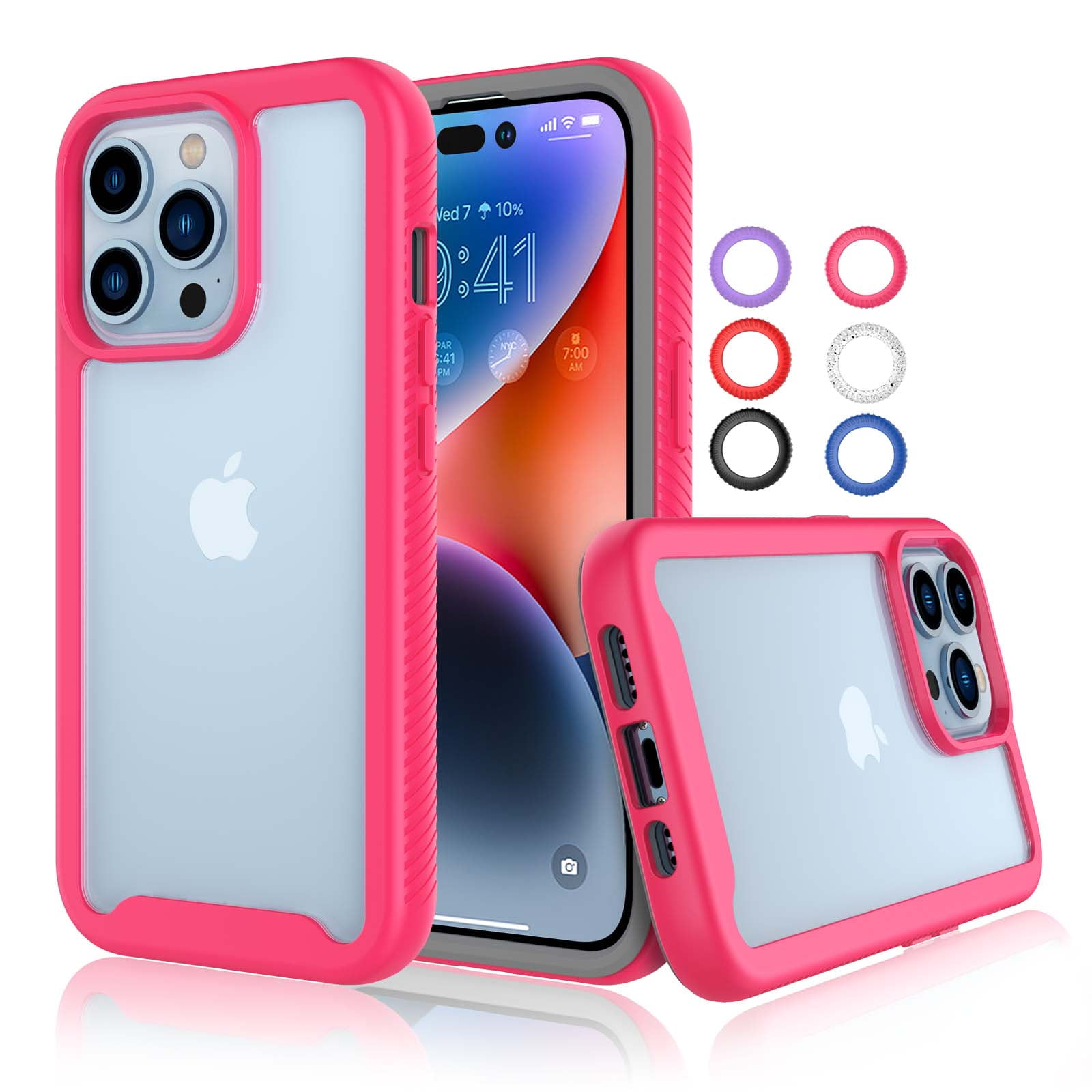 Njjex Case for iPhone 14 Plus Case ;Full-Body Protection Heavy Duty Shock-Proof Cover Rugged ...