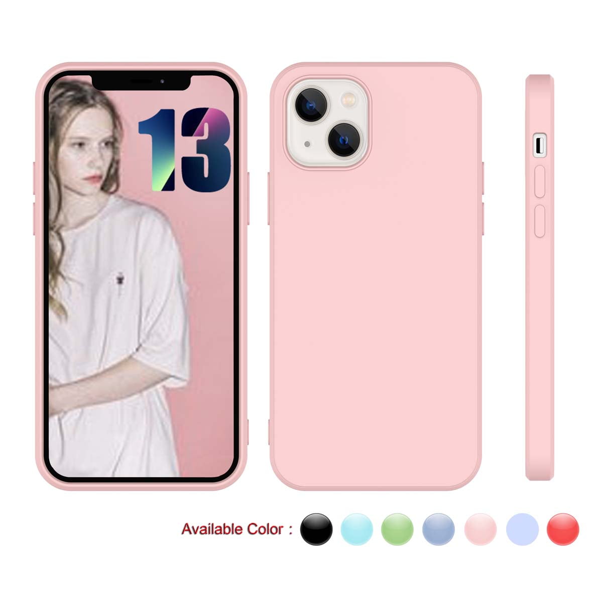 Njjex Cases for 2021 Apple iPhone 13 Pro Max, 13 Pro, 13 Mini, Liquid ...