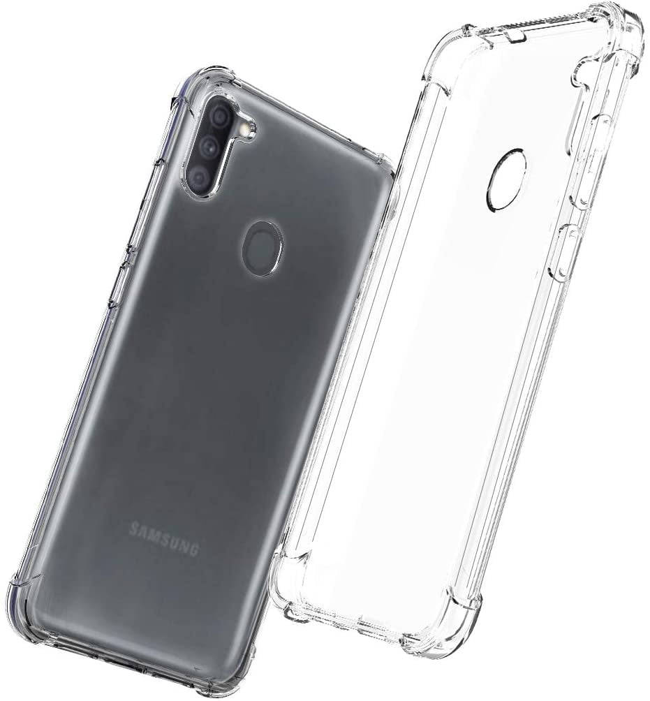 Njjex Galaxy S20 FE 5G A11 S7 S8 S9+ S10e Note 9 Case, Galaxy A11 Crystal Clear Shock Absorption ...