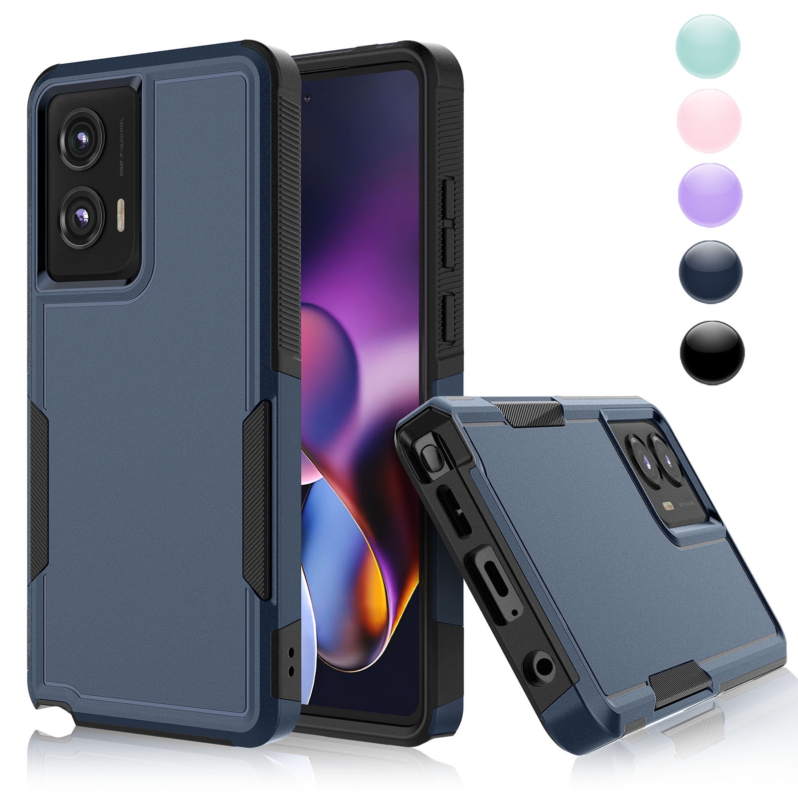 Njjex for Moto G Stylus 2024 5G Phone Case,Shockproof Dust/Drop Proof 2 ...