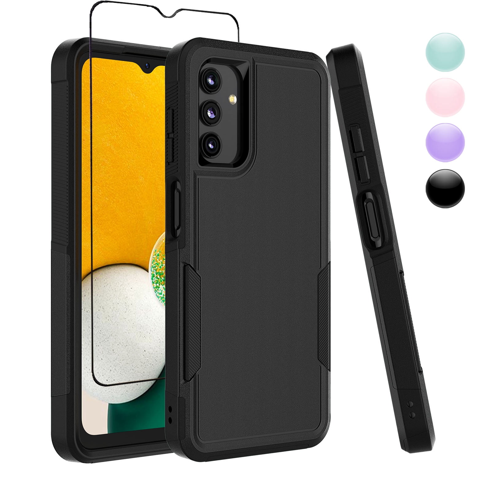 Njjex Samsung Galaxy A13 5G Case With Screen Protector;Military Grade ...