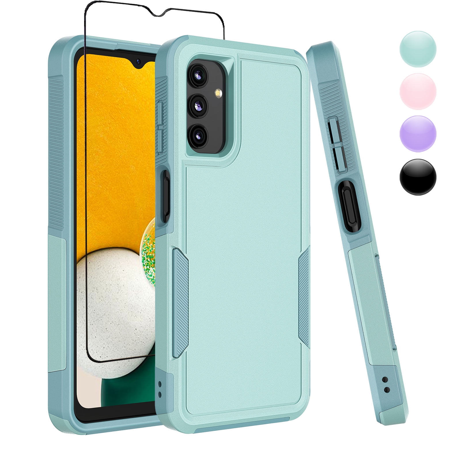 Njjex Samsung Galaxy A13 5G Case With Screen Protector;Military Grade ...