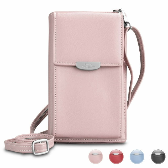 Njjex Small Crossbody Bag Cell Phone Purse Wallet For Women PU Leather ...