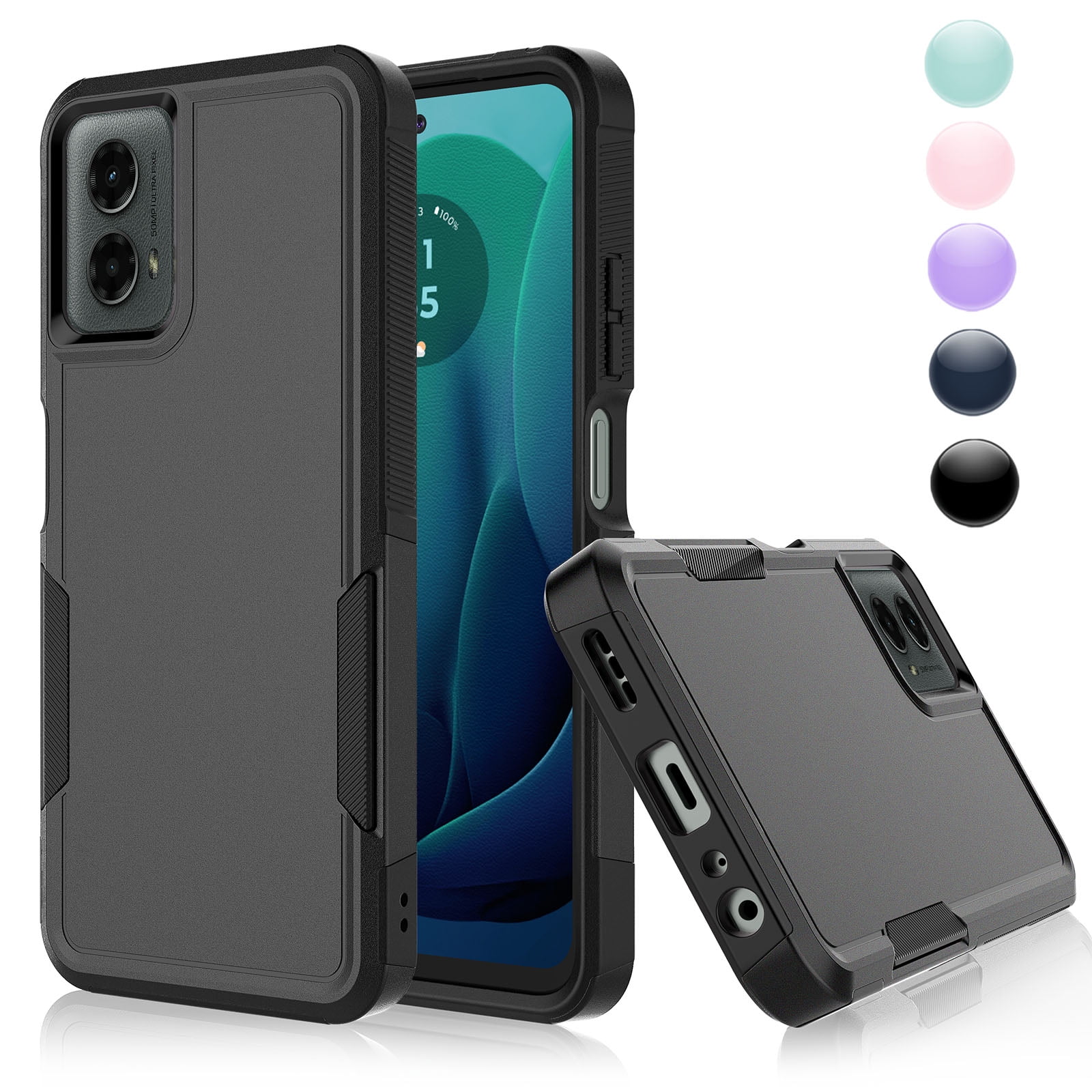 Njjex Sturdy Shockproof Protective Gel Phone Case for Moto G Play 2023 ...