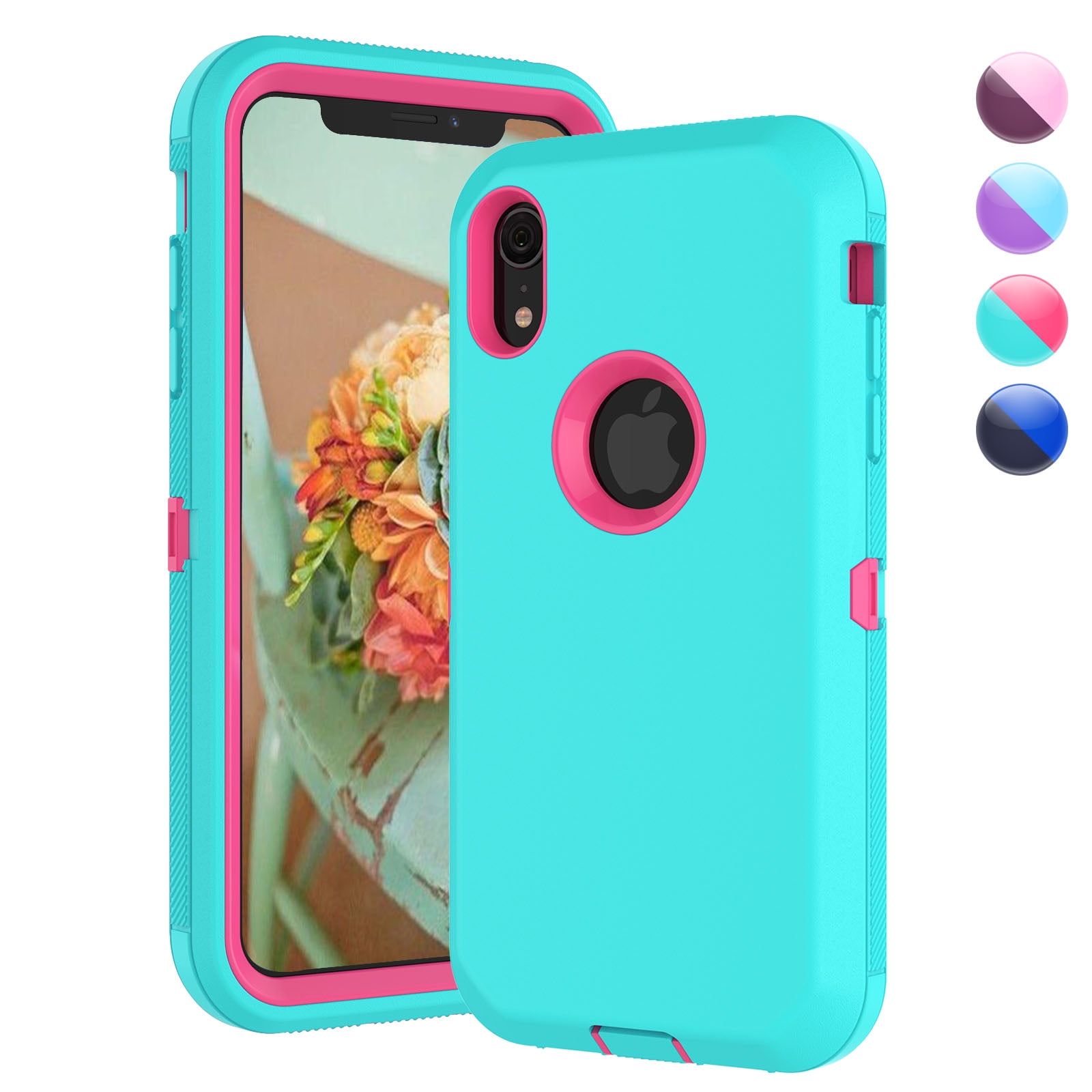 Njjex iPhone XR Cases, Sturdy Phone Case for iPhone XR 6.1", Full-Body ...