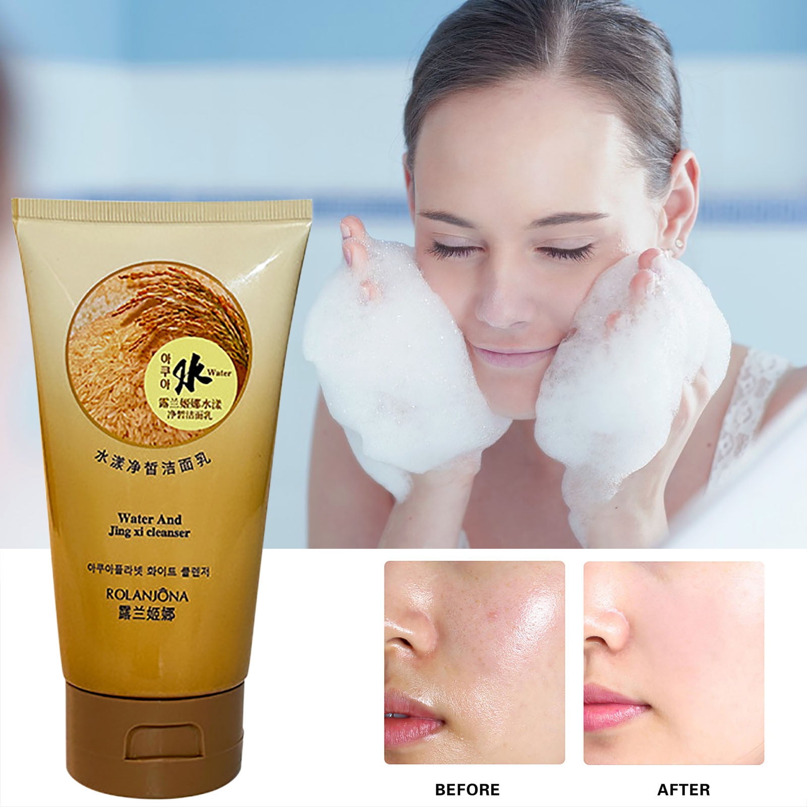 Njoeus Classic Clean Cleansing Cream, Gentle Facial Cleanser, Whitening ...