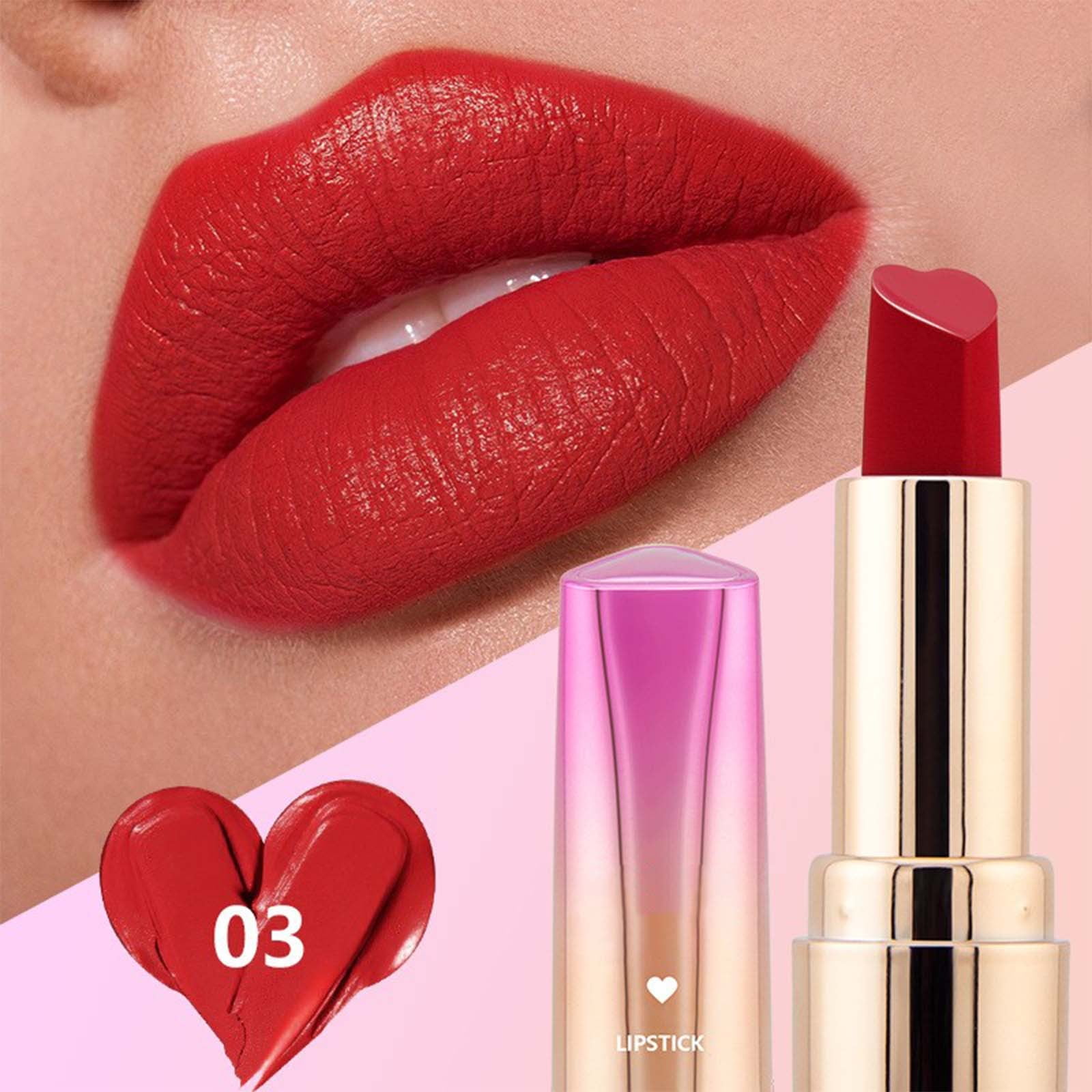 Njoeus Color the World Lipsticks for Mature Women, Six-color Heart ...