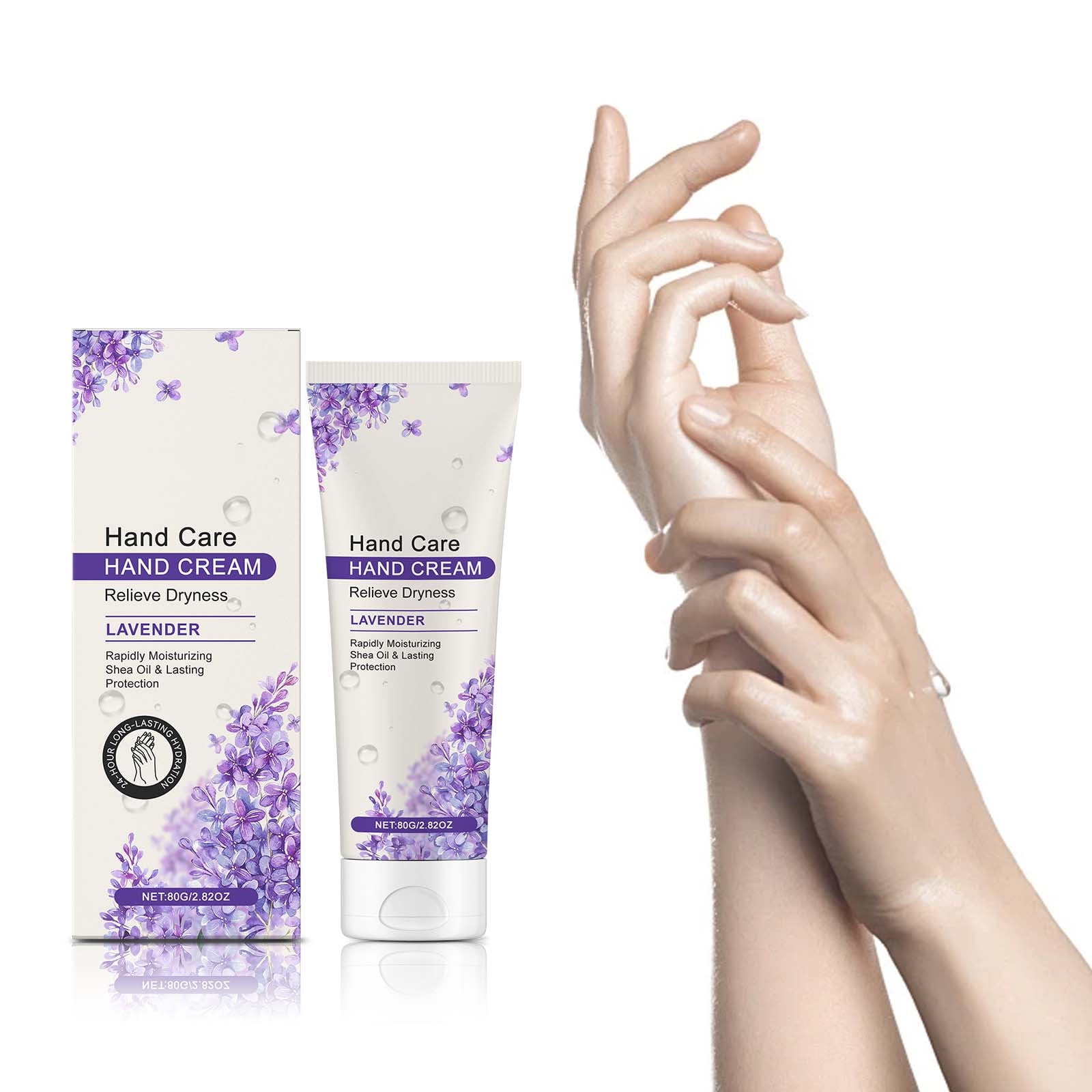 Njoeus Hand Cream for Dry Cracked Hands, Moisturizing Hand Cream Plant ...