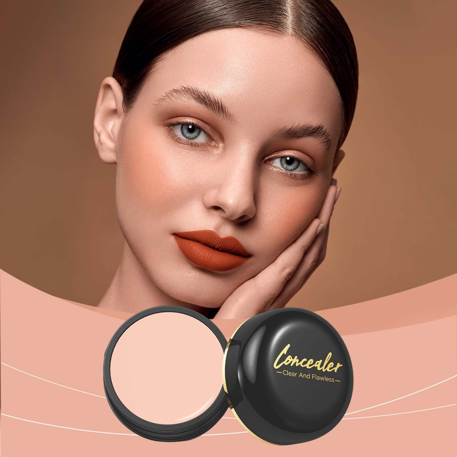 Njoeus Makeup Concealer for Women, Three-color Concealer To Cover The ...